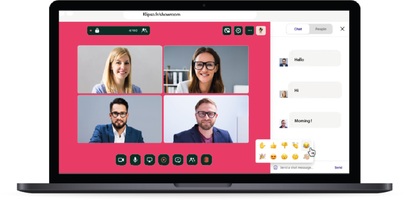 One-to-one meetings & visio | Klipso | Event management software